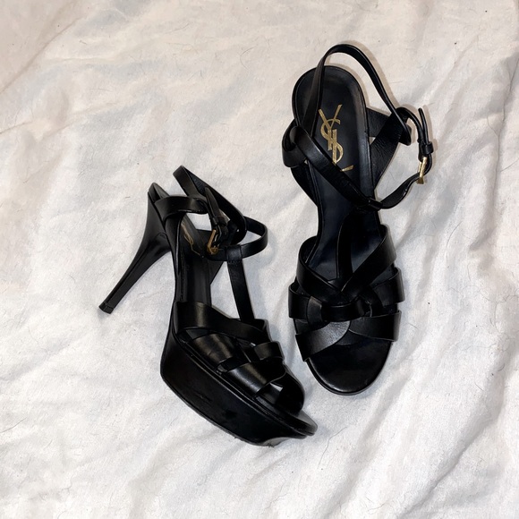Yves Saint Laurent | Shoes | Authentic Ysl Black Heels | Poshmark